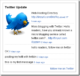 How To Install Twitter Widget In Blogger - Buatan Aku